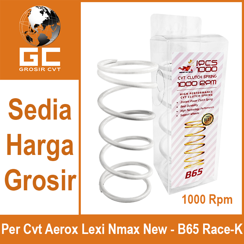 Jual Per CVT Puli Pully Racing B65 Aerox Nmax New Lexi 125 150 155 1000 RPM Race K | Shopee ...