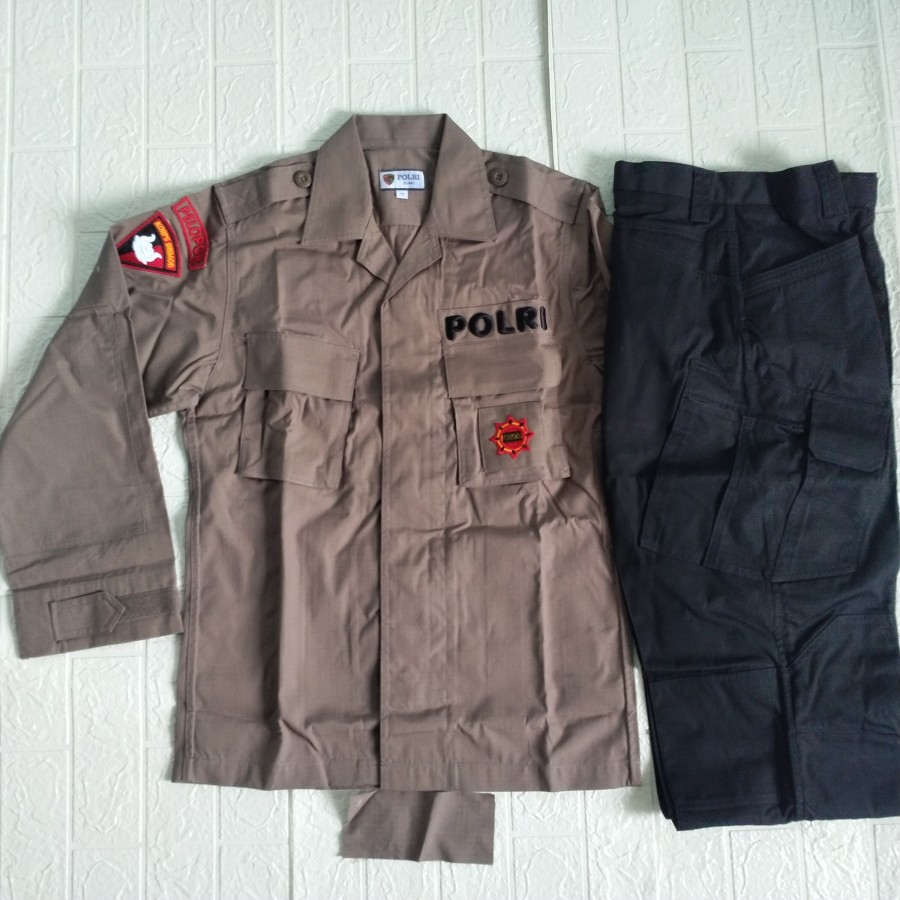 Jual Seragam PDL Tactical Coklat Jatah | Shopee Indonesia