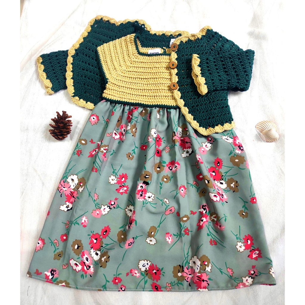 Jual one set ZEA Bolero&Dress | Order Chat Admin | Shopee Indonesia