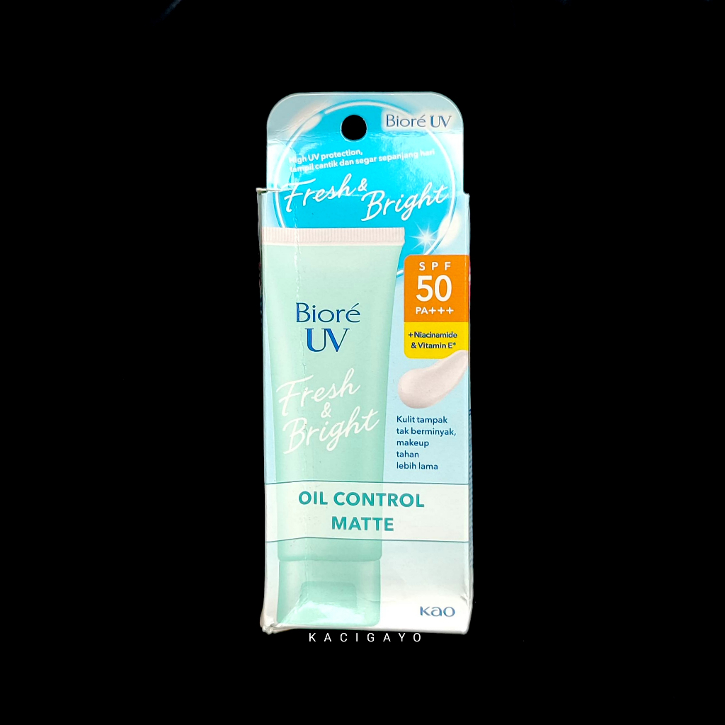 Jual [ORIGINAL] Biore UV Fresh & Bright Oil Control Matte Sunscreen SPF 50+ PA+++ 30 gr | Shopee ...