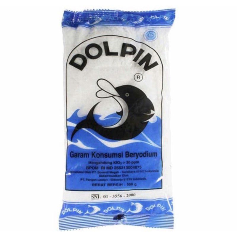 Jual GARAM DOLPHIN UKURAN 500GR / 250GR GARAM BINTANG EMAS 200 GR ...