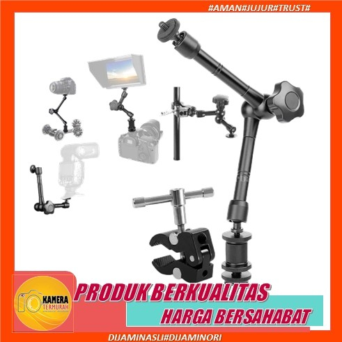 Jual Magic Clamp / Magic Arm 11 Inch includ Super C-Clamp | Shopee ...
