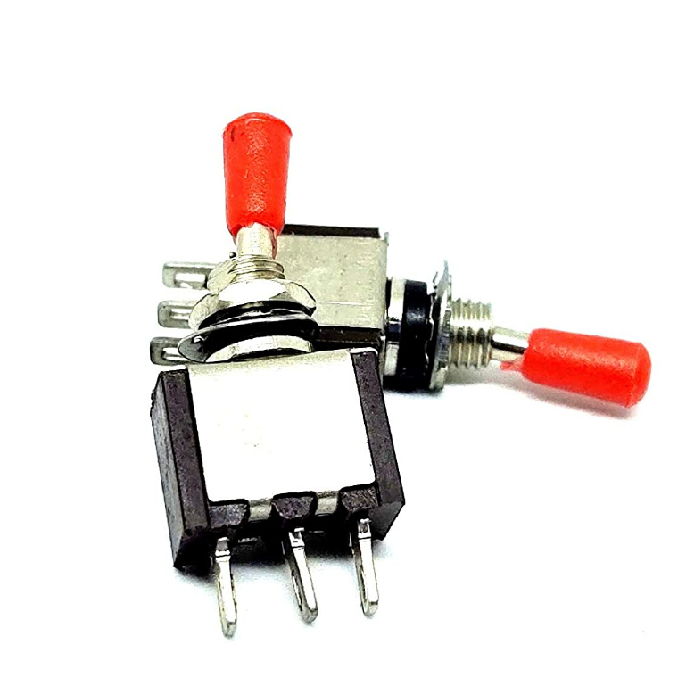 Jual Saklar Togel Mini 1x3 / Toggle Switch on off 3 Pin Merah | Shopee ...