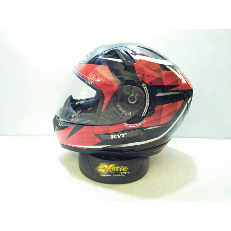 Jual KYT K2 RIDER DIAMOND RED/BLACK (SECOND) | Shopee Indonesia
