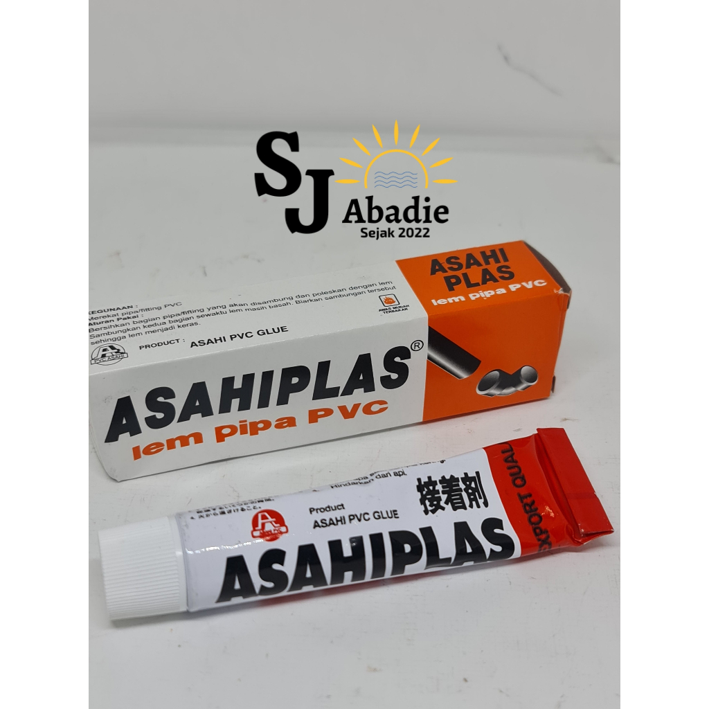 Jual (6 PCS) Lem Pipa Paralon PVC Tube Glue ASAHIPLAS 40gr Asahi Pipa ...