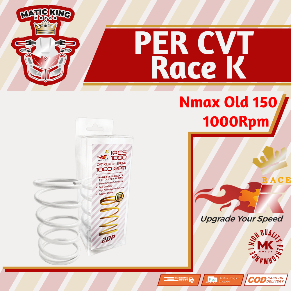 Jual Per CVT Puli Pully Racing 2DP Nmax 150 Old 1000 RPM Race K ...