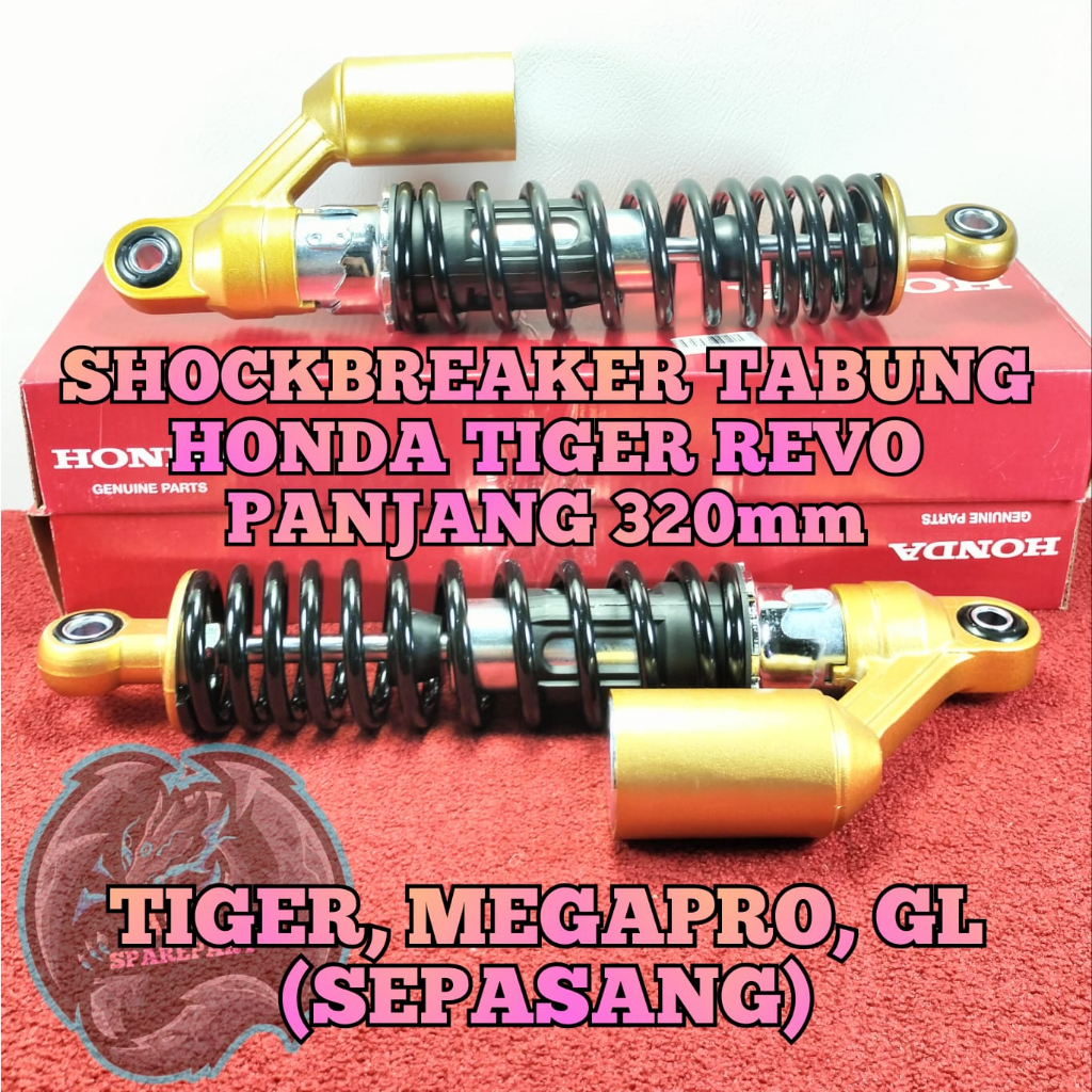 Jual Shock Belakang Tabung Motor Honda Tiger Revo , Megapro Hiu , Megapro Primus , GL Pro ...