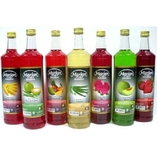 Jual sirup Marjan, syrup ukuran 460 ml, Packing Aman (Dus + Bubble Wrap ...
