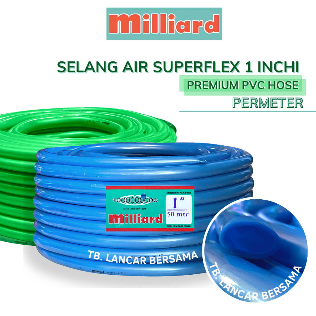 Jual SELANG AIR 1 INCHI MILLIARD SUPERFLEX HARGA PERMETER | Shopee Indonesia