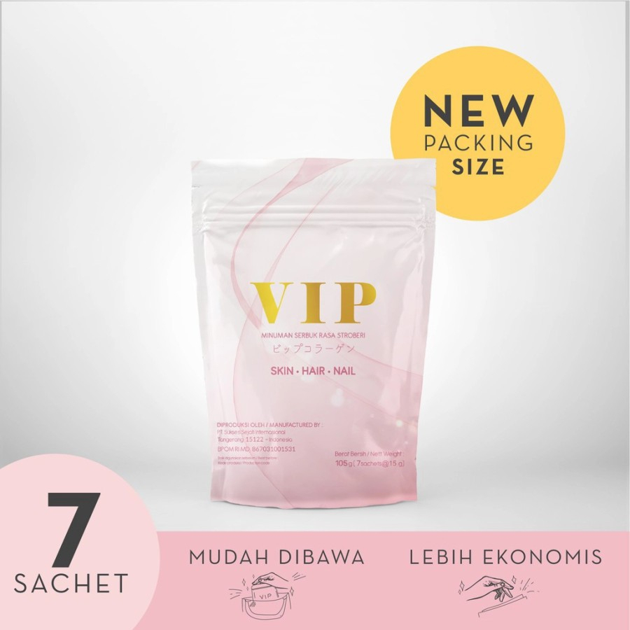 Jual VIP COLLAGEN DRINK POUCH / Minuman kesehatan collagen (POUCH ...