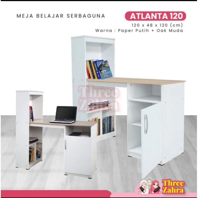 Jual MEJA BELAJAR RAK/MEJA BELAJAR SERBA GUNA/MEJA KOMPUTER RAK/MEJA ...
