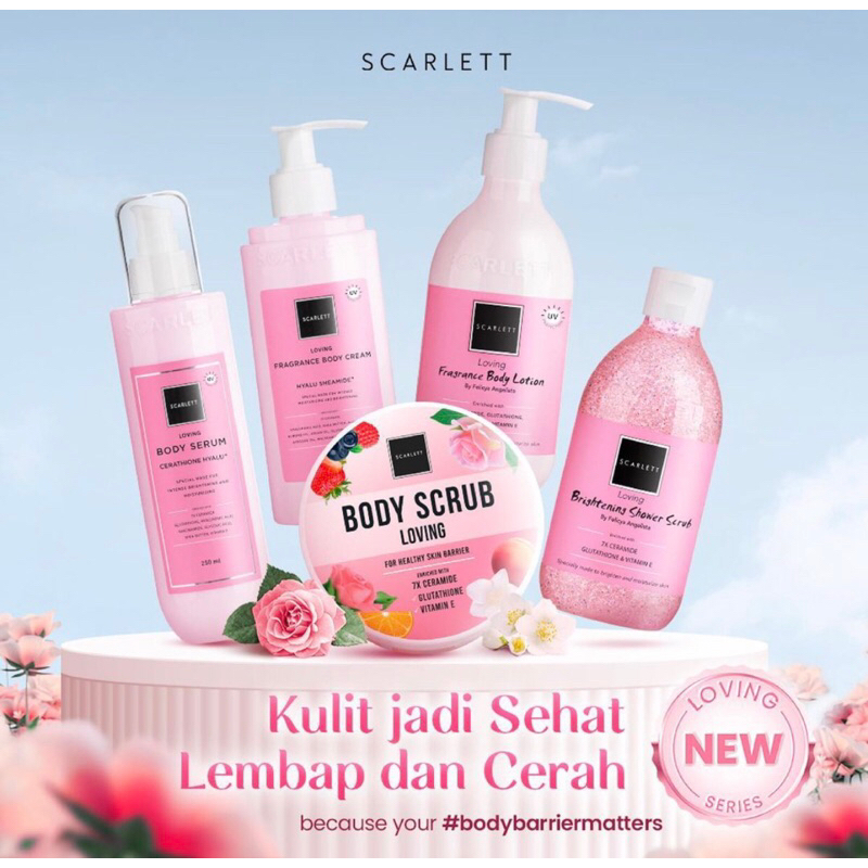 Jual SCARLETT Whitening Loving Series ( Scarlett Body Serum Loving ...