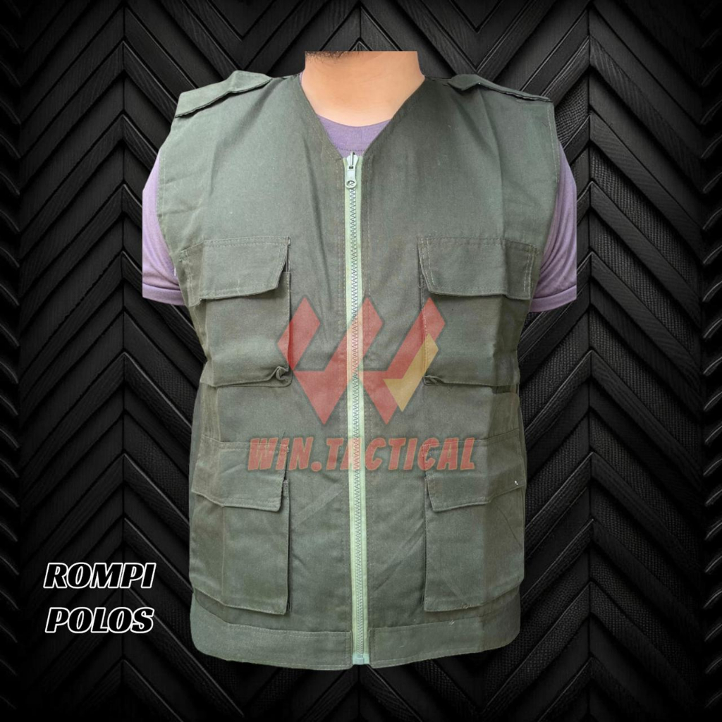 Jual Rompi / Rompi Lapangan Outdoor Multifungsi / Rompi Cargo / Rompi ...