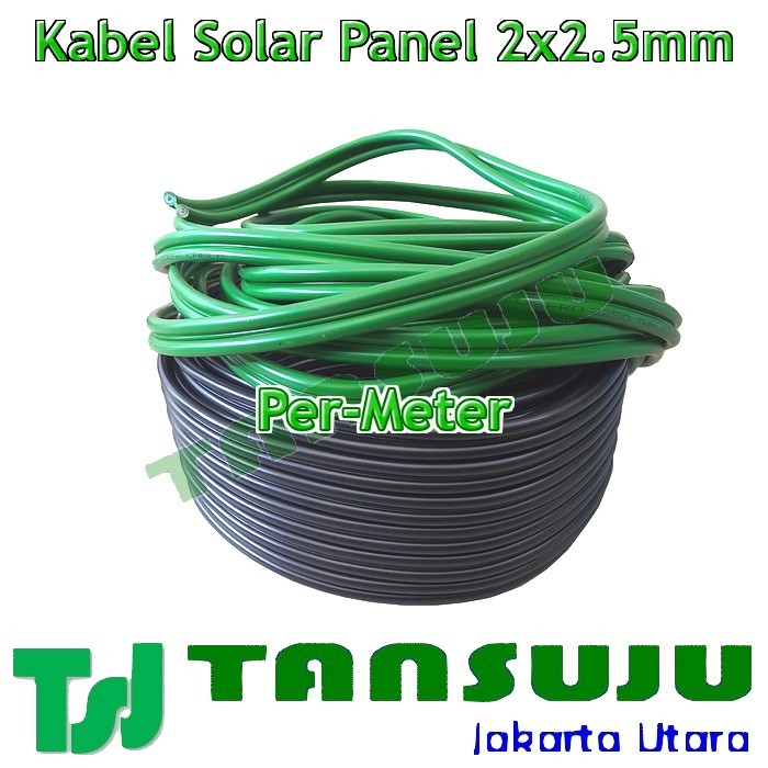 Jual Twin Kabel Panel Surya Solar Cell 2x2.5mm per Meter | Shopee Indonesia
