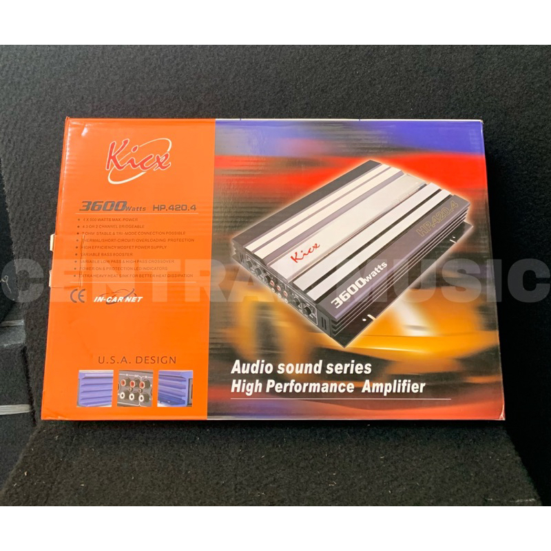 Jual POWER MOSFET MOBIL KICX 4 CHANNEL HP.420.4 3600 WATT ASLI HIGH ...