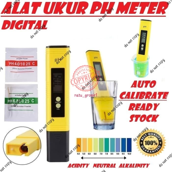 Jual Ph Meter Alat Ukur Air Hidroponik Ph Meter Digital Ph Air Digital ...