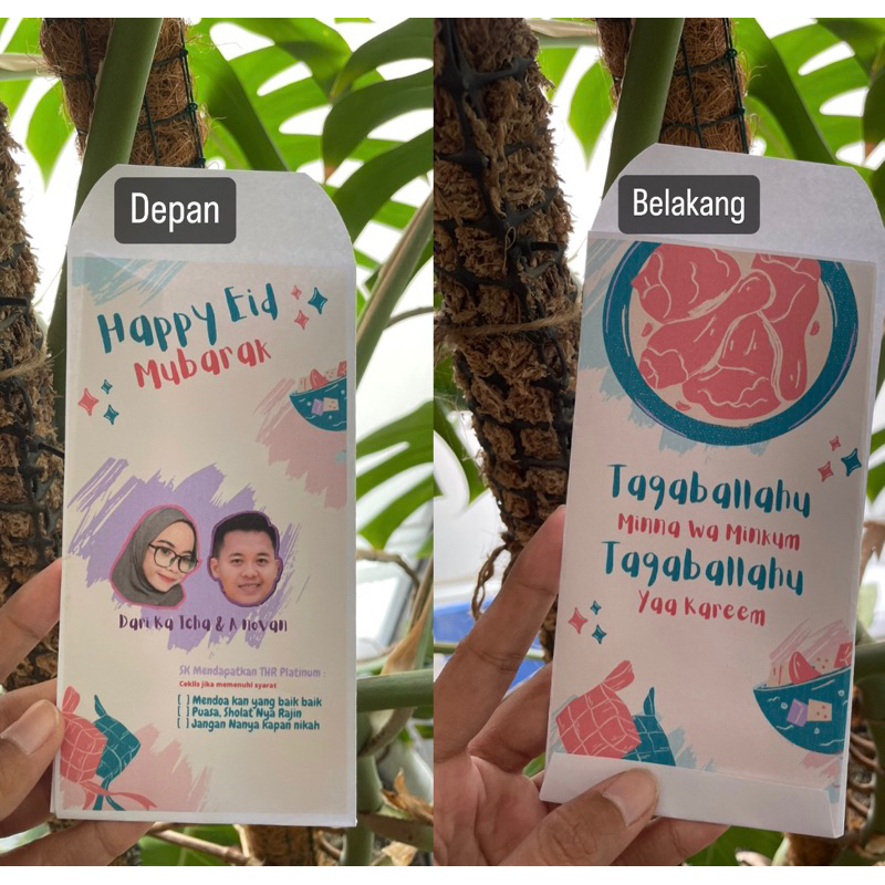 Jual AMPLOP LEBARAN CUSTOM FOTO | Shopee Indonesia