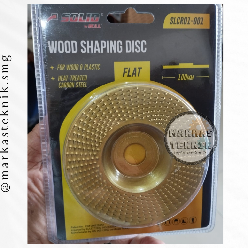Jual SOLID Wood Shaping Disc Tipe FLAT 4" / Mata Gerinda Kayu FLAT 4 ...