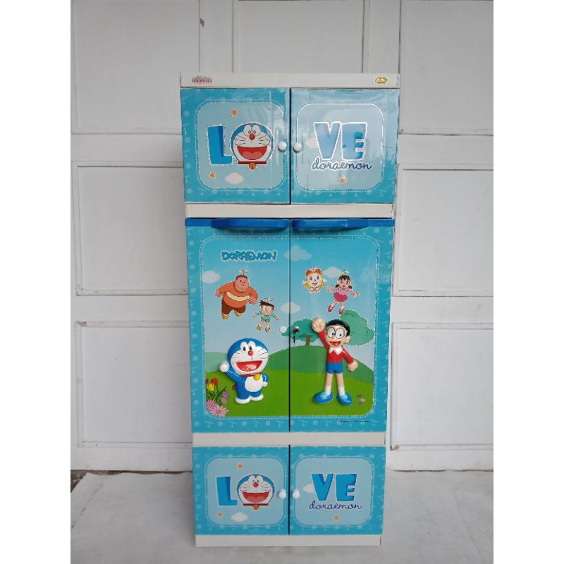 Jual Lemari MSC 3D Embossed Doraemon/Hello Kitty/Lemari Pakaian ...