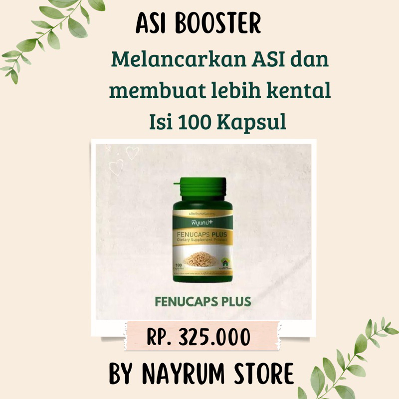 Jual Fenucaps Plus ASI BOOSTER | Shopee Indonesia