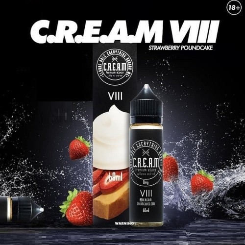 Jual CREAM VIII STRAWBERRY POUND CAKE 60ML | Shopee Indonesia