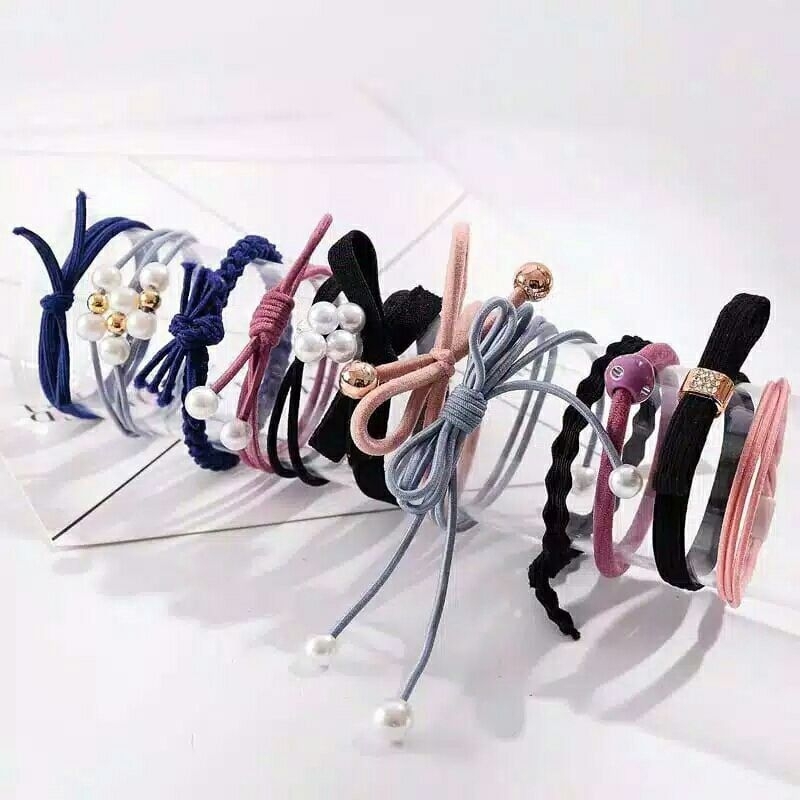 Jual Kunciran Tali Ikat Rambut Korean model Korean Style | Shopee Indonesia