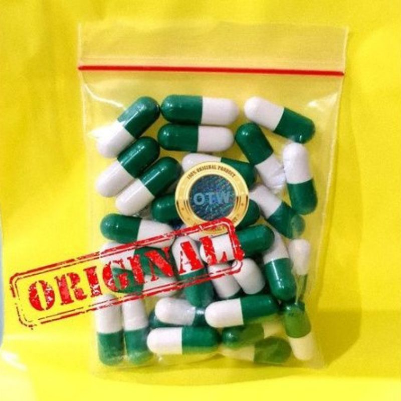 Jual Kapsul Hijau Putih Isi 30 Kemasan Plastik Klip | Shopee Indonesia