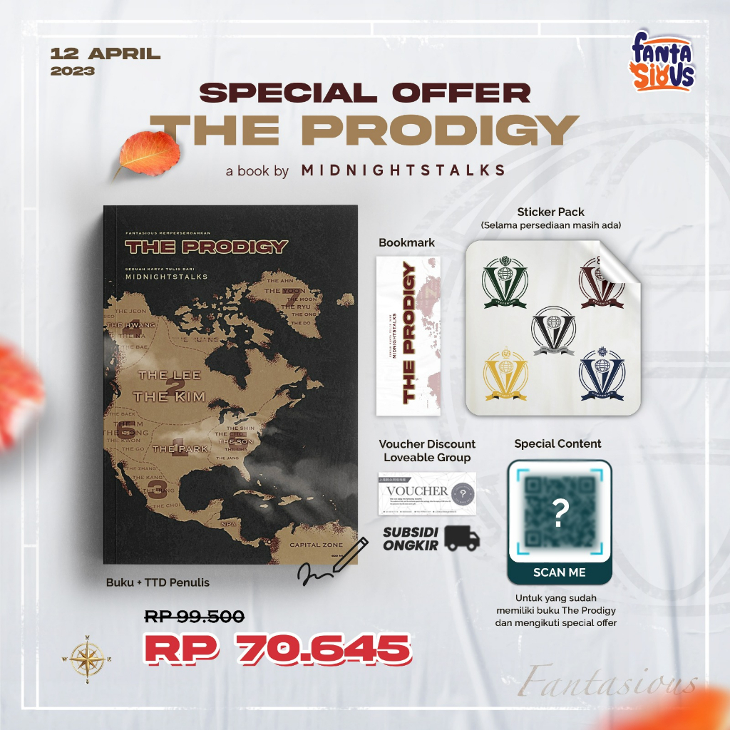 Jual Novel The Prodigy + TTD - Midnightstalks / Loveable | Shopee Indonesia
