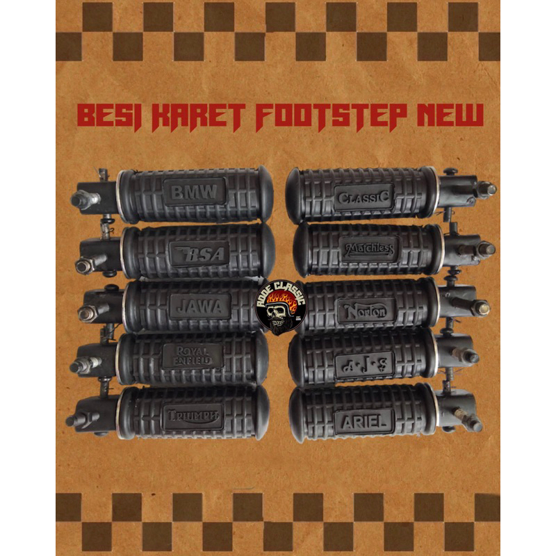 Jual Footstep motor Custom Classic norton bsa triumph ariel matchless ...