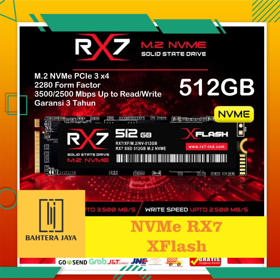 Jual NVMe M.2 RX7 XFlash 512Gb New Garansi resmi | Shopee Indonesia
