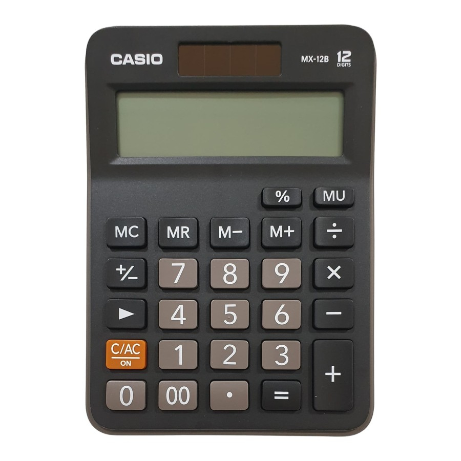Jual Calculator / Kalkulator Casio MX-12B / MX-12 B BK / 12 Digit | Shopee Indonesia