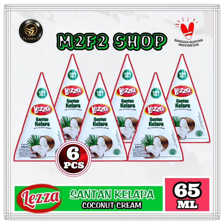 Jual Lezza Santan Kelapa Asli | Coconut Cream Original UHT - 65 ml ...