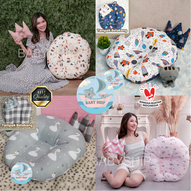 Jual Sofa Bayi 2in1 New Born Multifungsi / Baby Lounger / Free Bantal ...