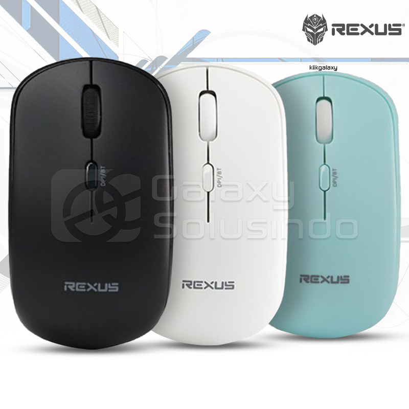 Jual Rexus QB100 Bluetooth Wireless Office Mouse | Shopee Indonesia