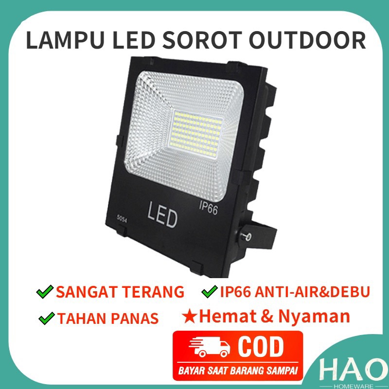 Jual LAMPU LED SOROT/LAMPU TEMBAK FLOOD LIGHT/PANCARAN SOROT10W/20W/30W/50W PUTIH/KUNING ...