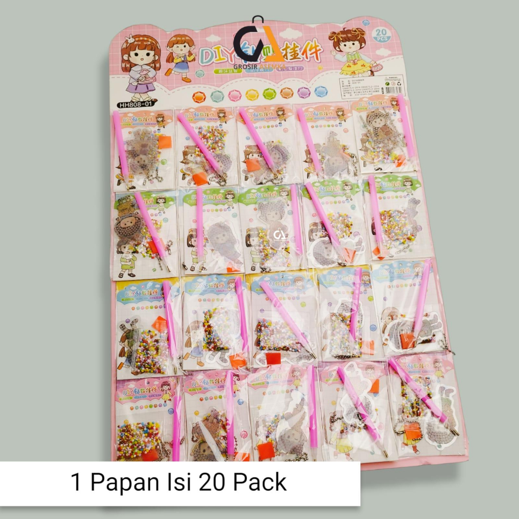 Jual STIKER MAINAN EDUKASI ANAK MANIK-MANIK GANTUNG DIAMOND PAINTING ...