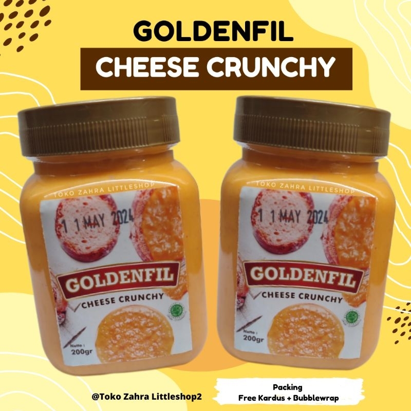 Jual Selai Goldenfil Cheese Crunchy 200gr | Shopee Indonesia