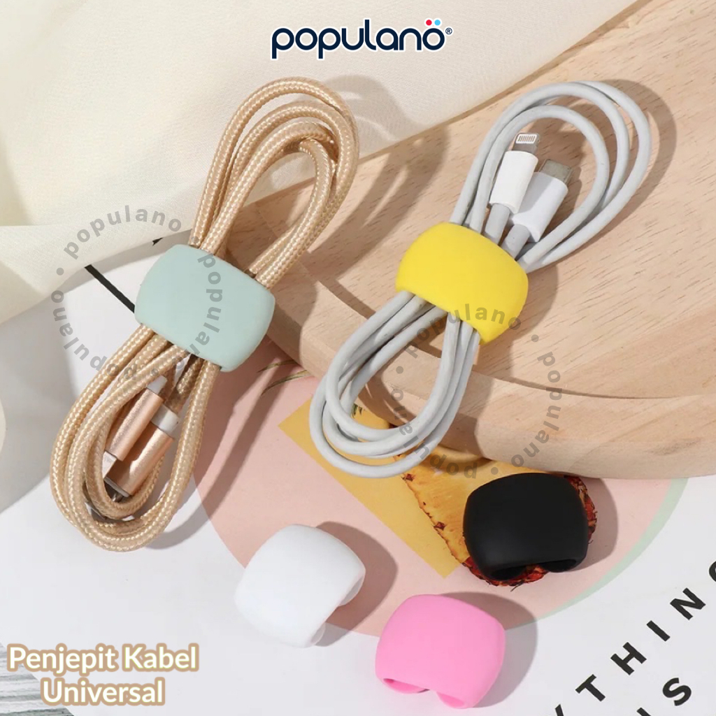 Jual Penjepit Kabel Charger Hp Klip Pengikat Cable Cord Holder ...