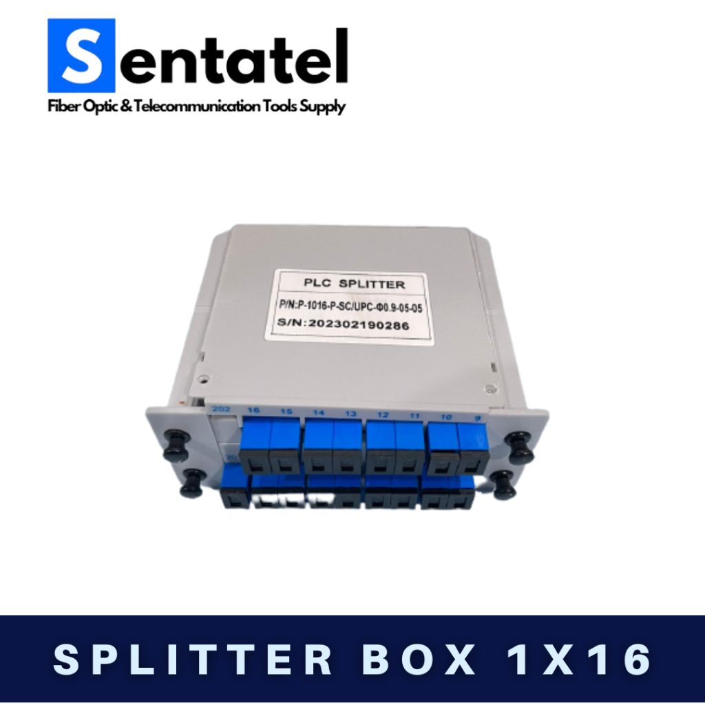 Jual BOX SPLITTER 1x16 SC UPC OPTICAL TERMINAL BOX SPLITTER 1x16 ...