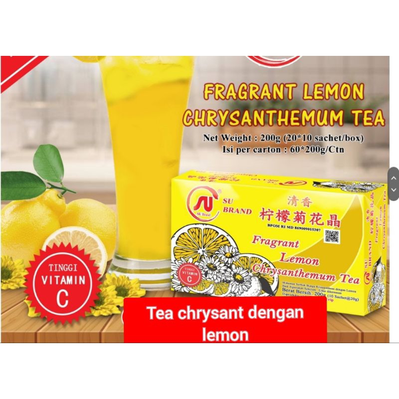Jual su brand dali fragrant chrysanthemum tea with lemond / teh kembang ...