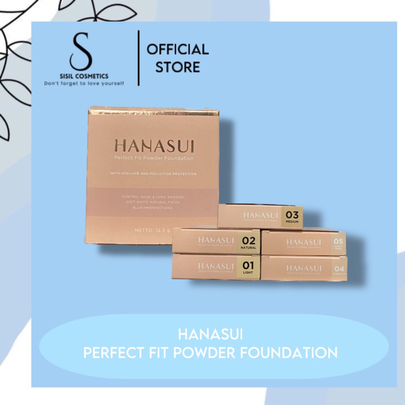 Jual HANASUI Perfect Fit Powder Foundation | Shopee Indonesia