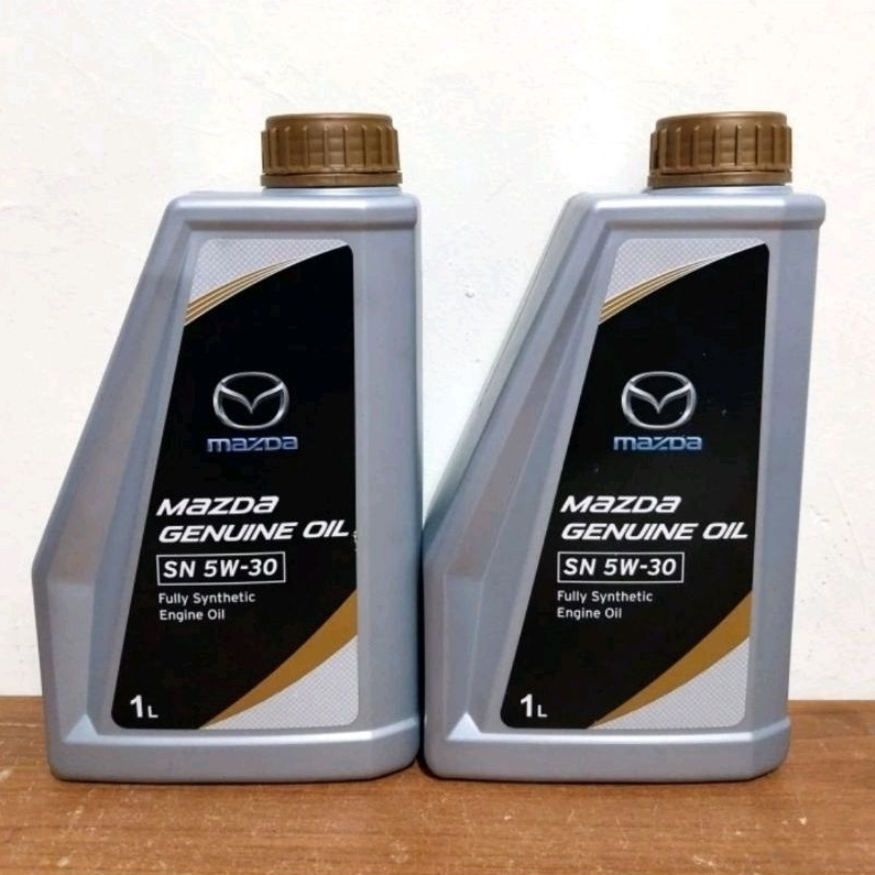 Jual Oli mesin Mazda 5W-30 Kemasan 1 Liter API SN Fully Synthetic ...