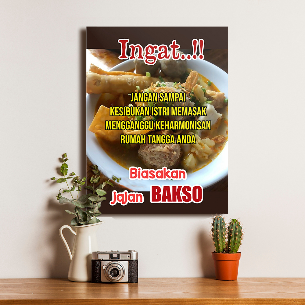 Jual Poster Lucu Kocak Ingat Jangan Sampai Kesibukan Istri Memasak ...