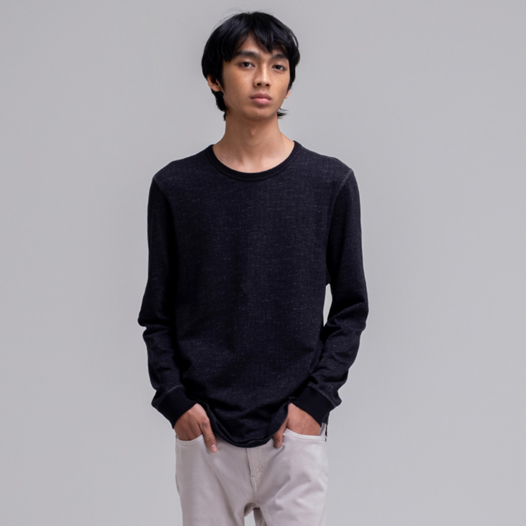 Jual Greenlight Kaos Sweater Basic Polos Lengan Panjang Pria Sweatshirt ...