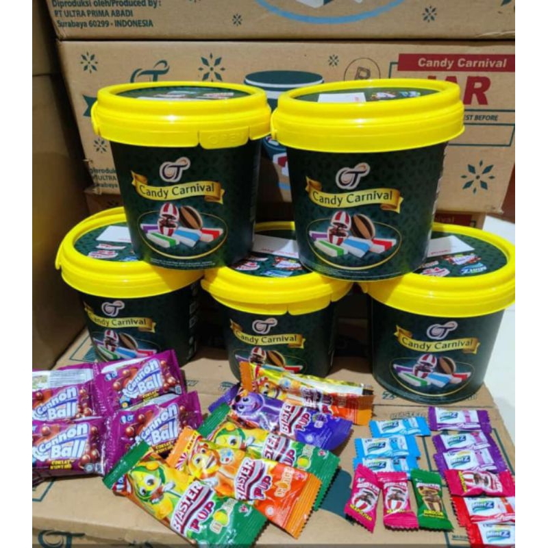 Jual Permen Candy Carnival Jar Ember 153g | Shopee Indonesia
