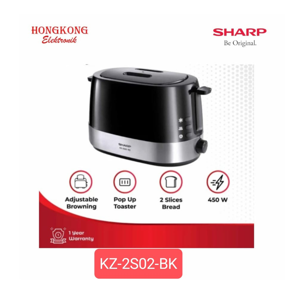 Jual Pemanggang Roti/Pop Up Toaster SHARP KZ-2S02BK | Shopee Indonesia