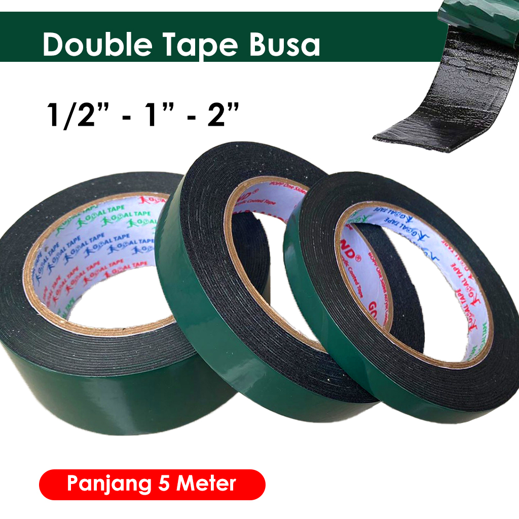 Jual Isolasi Double Tape Foam - Double Tape Busa Dobel Tape Foam Hijau ...
