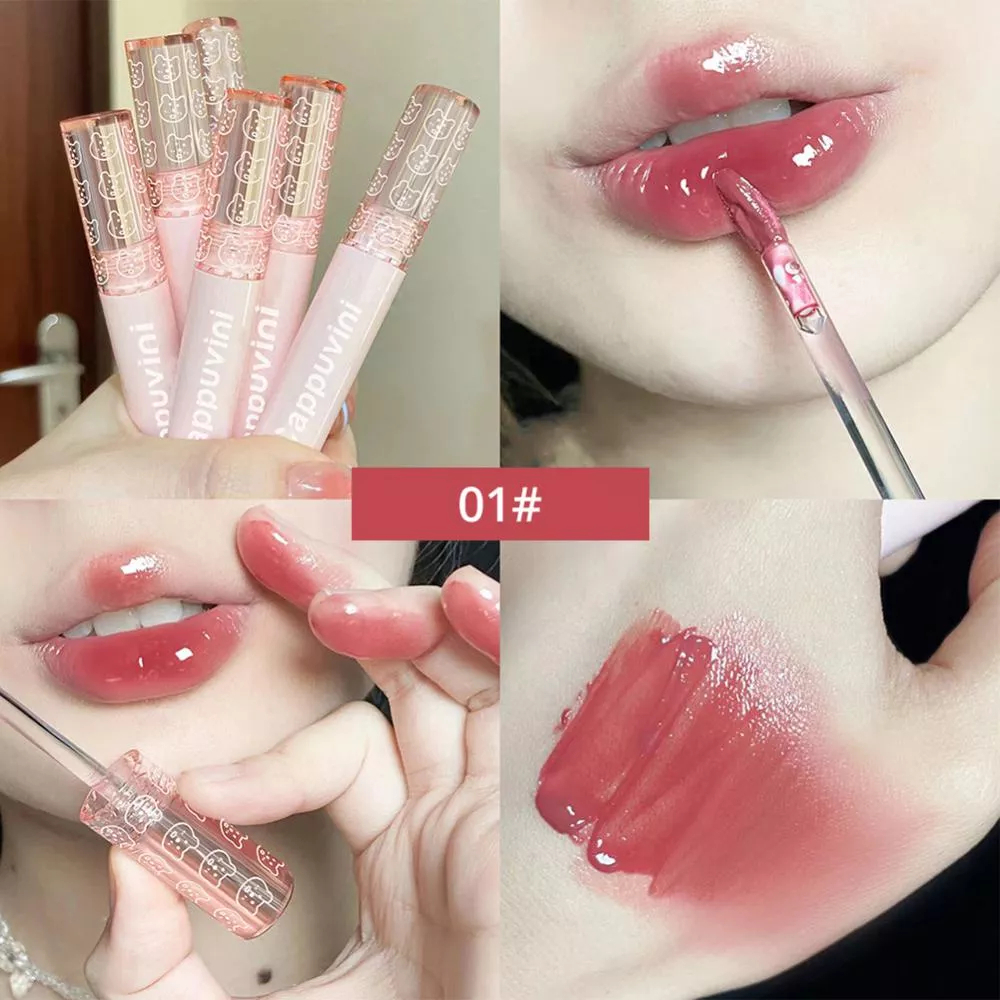 Jual CAPPUVINI GLASS LipGloss Korean Lip Gloss Water Lipcream liptint lip balm Mirror Korean ...