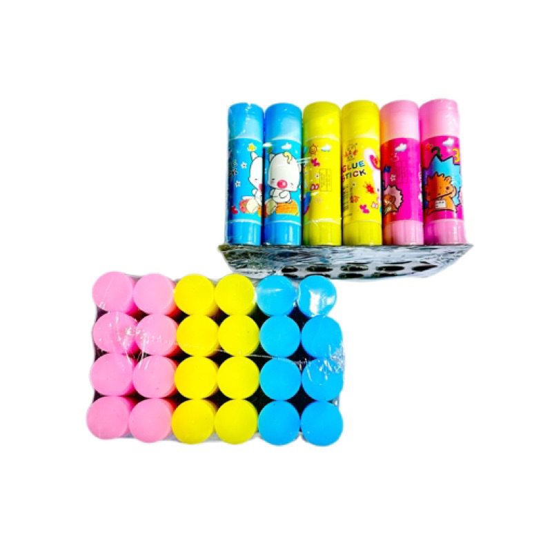 Jual (24 pcs) Lem Stik Fancy Glue Stick Besar 23gr | Shopee Indonesia