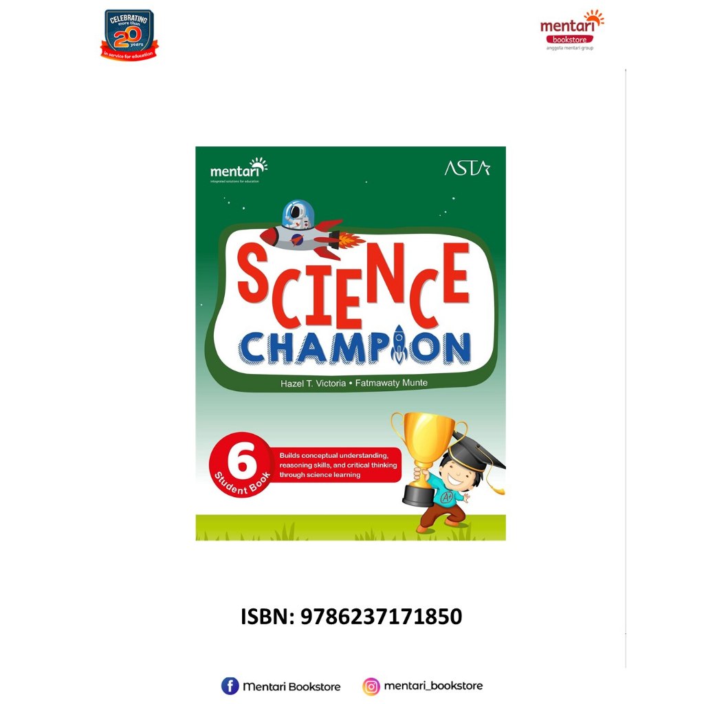 Jual Science Champion Student Book | Buku Pelajaran IPA Level SD ...